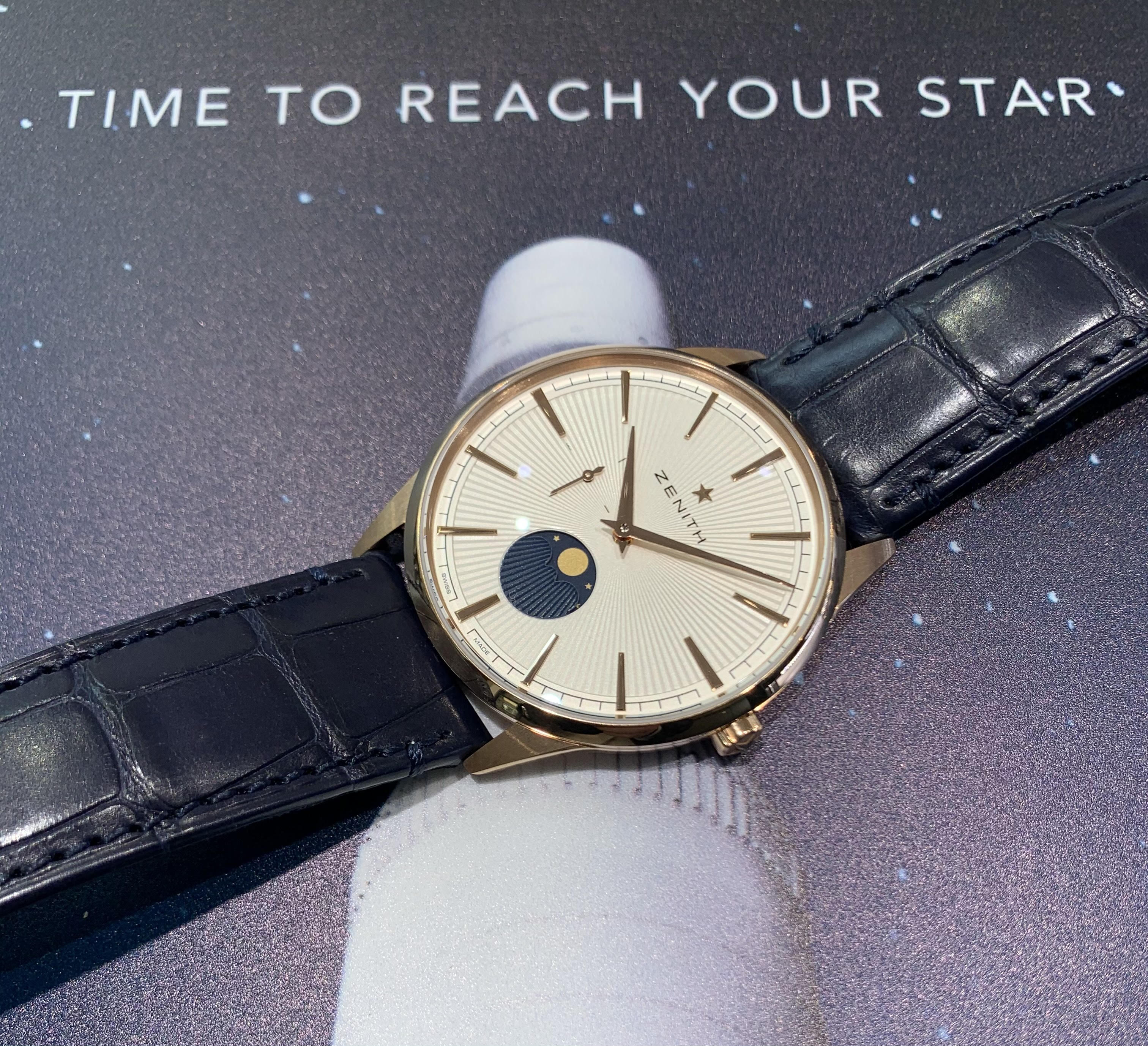 ゼニス(ZENITH) エリート ムーンフェイズ 18K Elite Moon Phase 18K | WING 富山店 | ブランド腕時計の ...