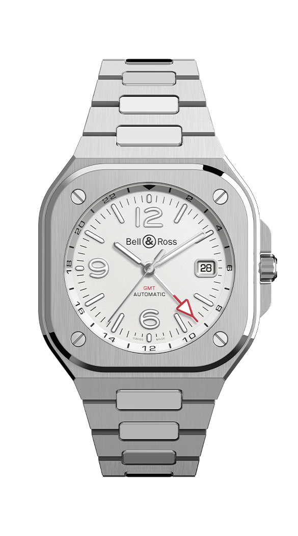 ベル＆ロス(BELL & ROSS) BR-05 GMT White BR05G-SI-ST/SST | そごう千葉店 4階＝時計サロン | ブランド腕時計の正規販売店紹介サイト ...